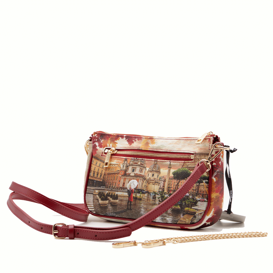 Borsa Donna Piccola a Spalla Y NOT YES-623 Rome Raining – Cuoieriashop