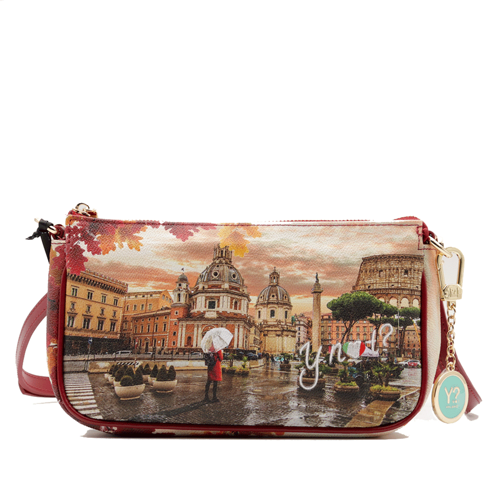 Borsa Donna Piccola a Spalla Y NOT YES-623 Rome Raining – Cuoieriashop